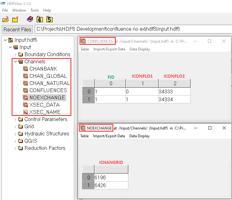 Appendix C: FLO-2D HDF5 Data Structure — FLO-2D Pro Documentation documentation