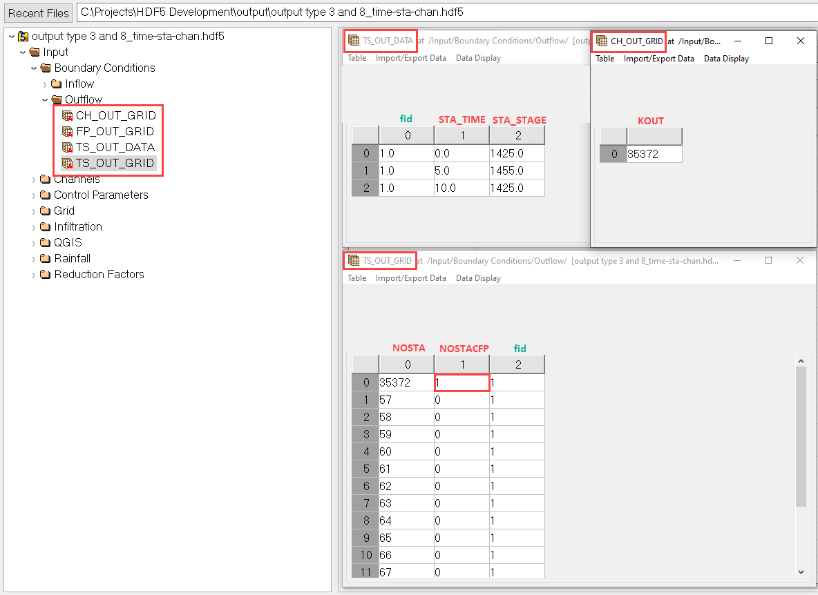 Appendix C: FLO-2D HDF5 Data Structure — FLO-2D Pro Documentation documentation